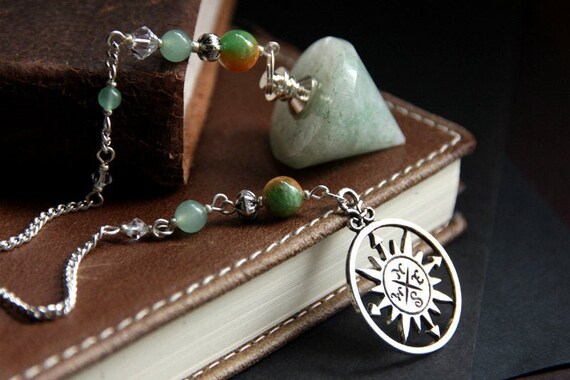Green Aventurine Pendulum. Jade Pendulum. Green Pendulum. - Etsy