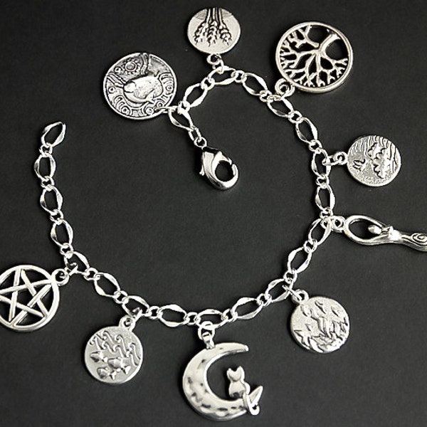 Witch Charm Bracelet - Etsy