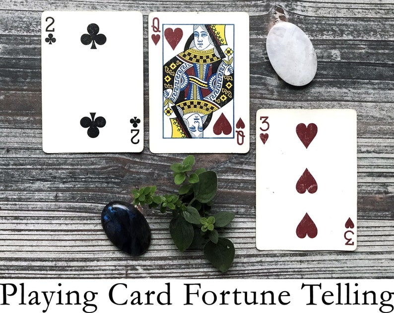 Playing Cards Reading. Custom Cartomancy Reading. Playing Card - Etsy