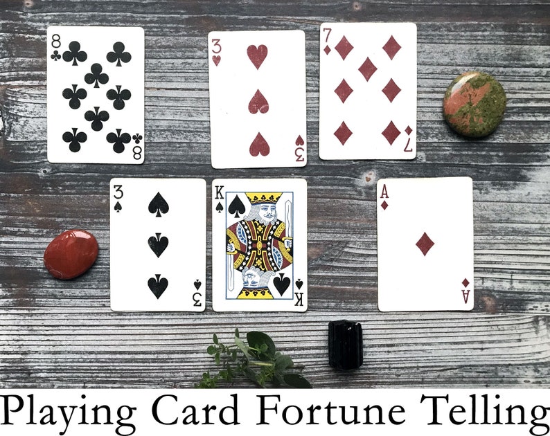 Playing Cards Reading. Custom Cartomancy Reading. Playing Card | Etsy