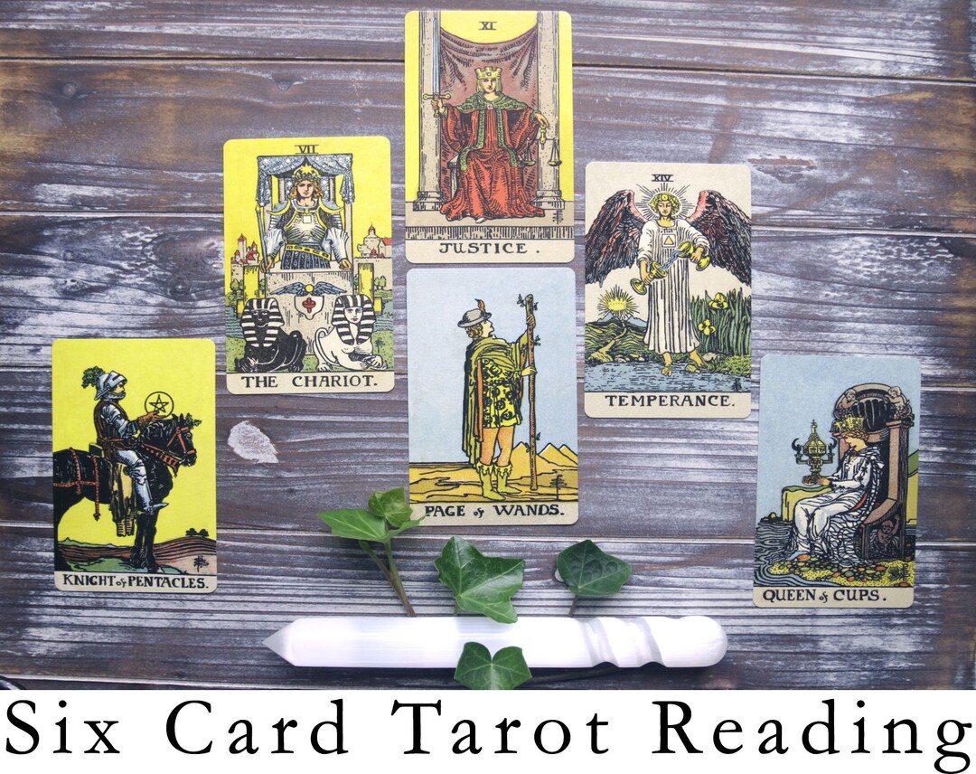 Tarot Reading - Six Cards - Intuitive Guidance From the Cards With a 6 ...