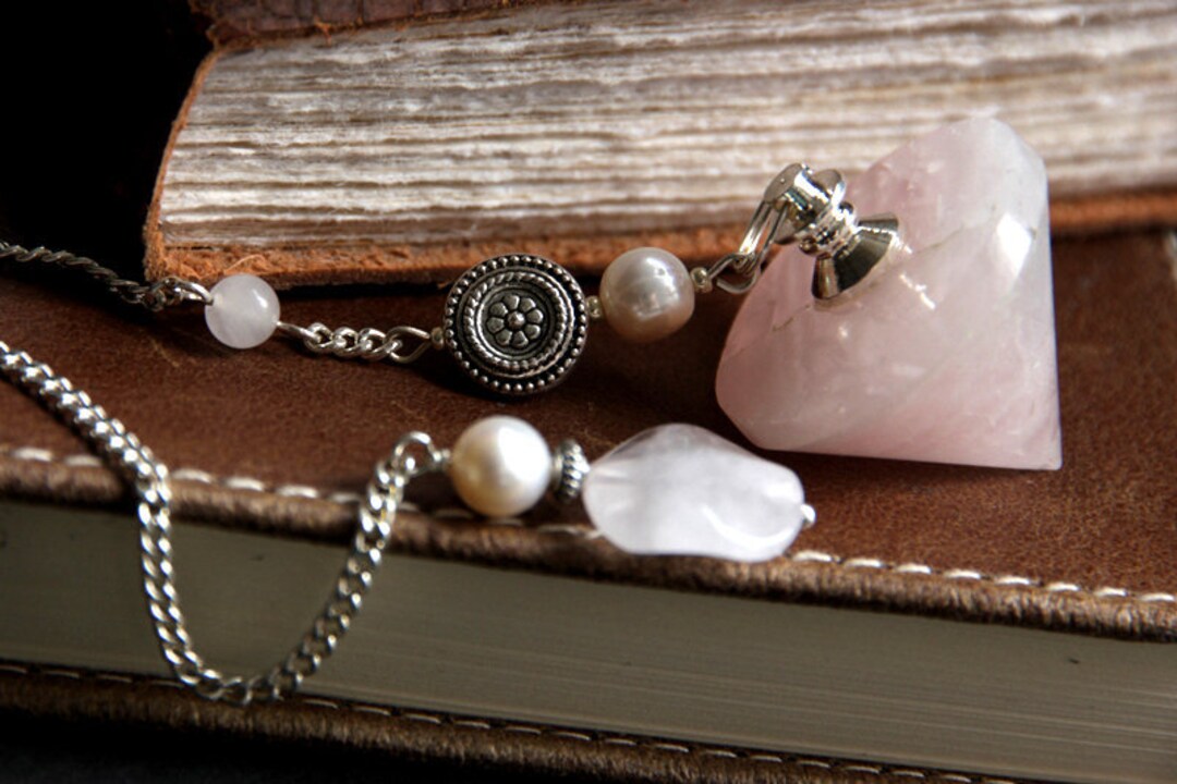 Rose Quartz Pendulum. Pink Pendulum. Dowsing Pendulum. Metaphysical New ...