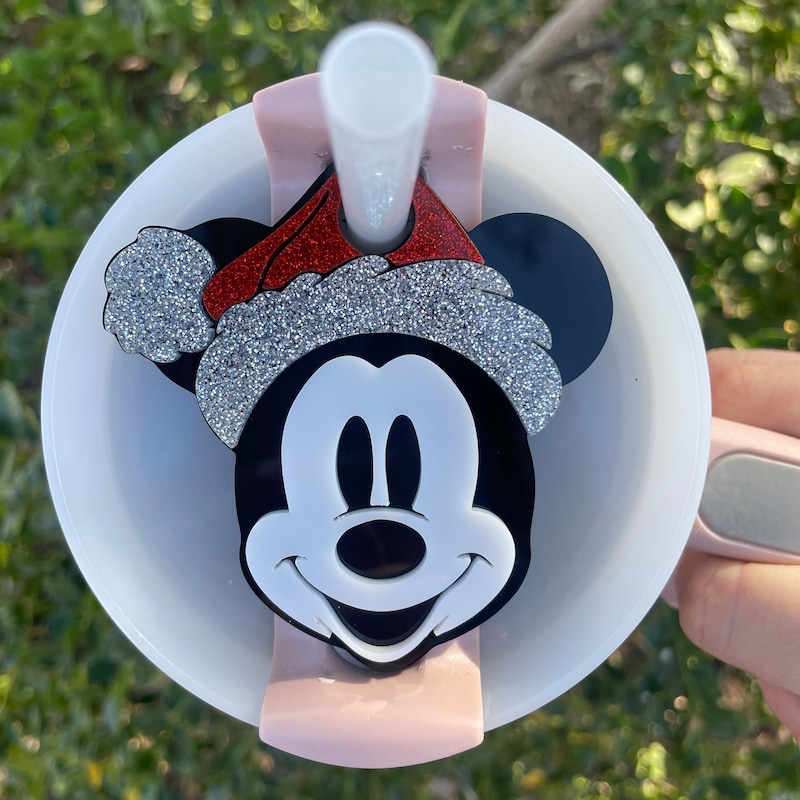 Mickey Mouse Straw Topper - Etsy