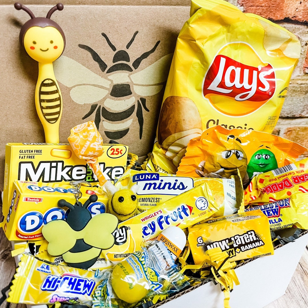 Just BEE Cause Little Yellow Box of Sunshine Care Package Snack Box ...