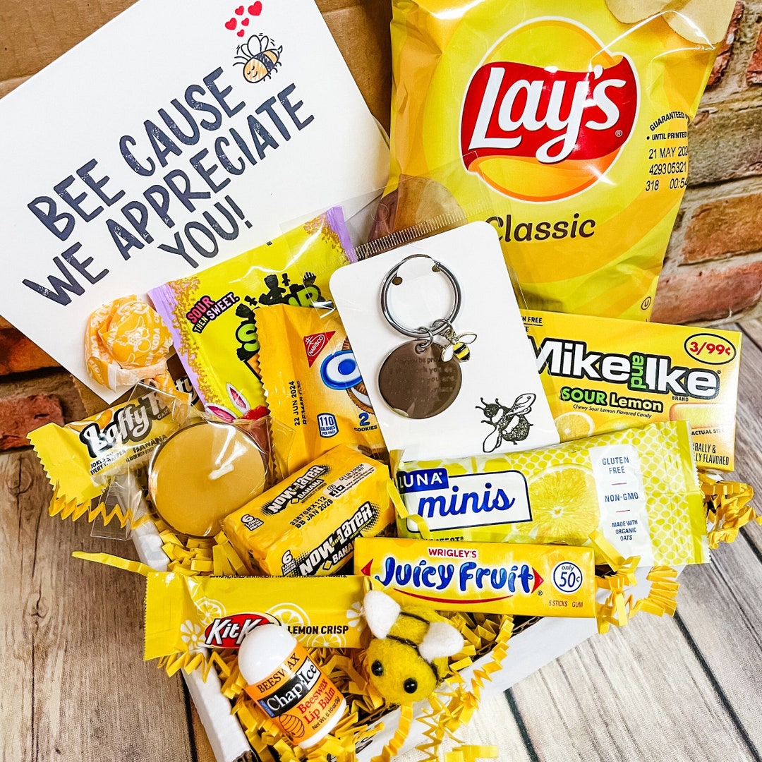 BEE Cause We Appreciate You Snack Box Employee Appreciation Gift Thank ...