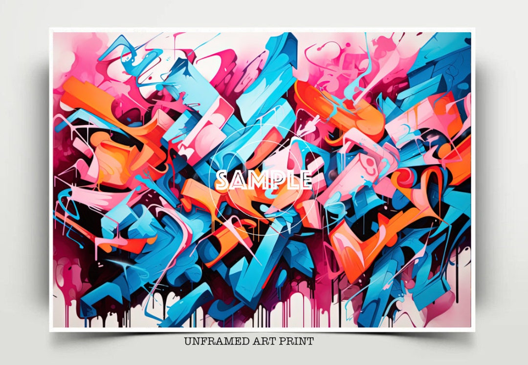 Graffiti Street Art Poster Prints Home Decor Graffiti Wall Art - Etsy