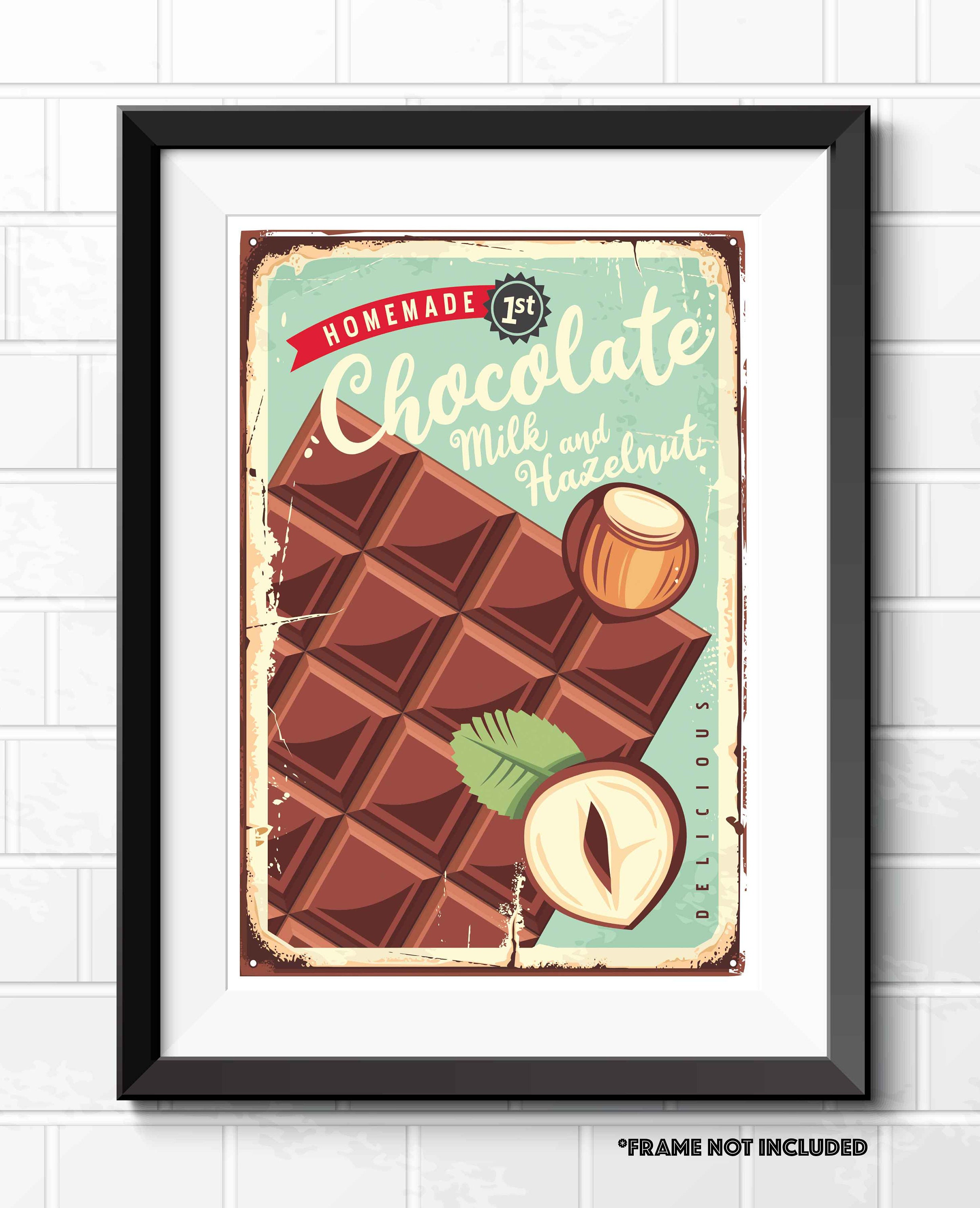 Awesome Retro Style Food Posters Cakes Chocolate Desserts | Etsy Australia