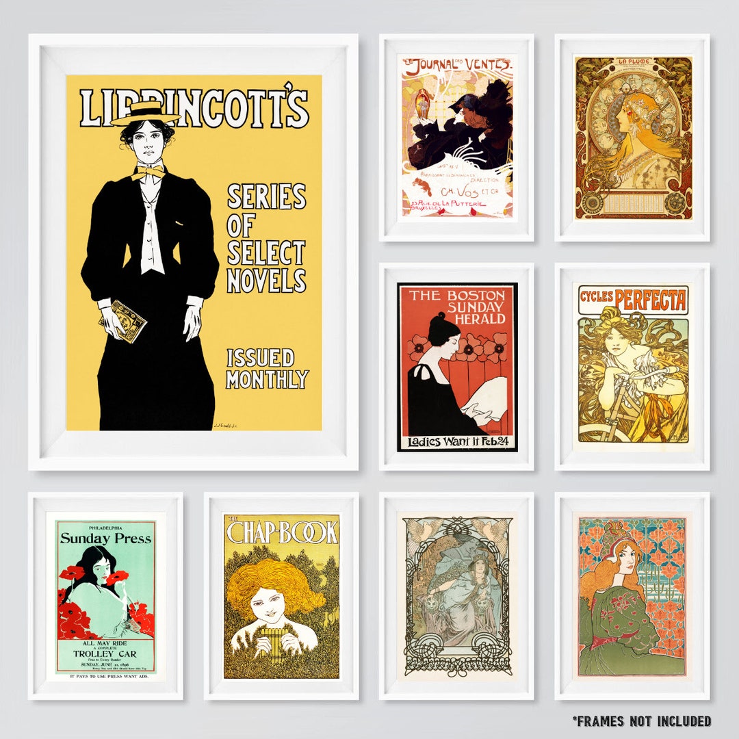 Vintage Art Nouveau Art Prints, Art Nouveau Posters, Art Deco Posters ...