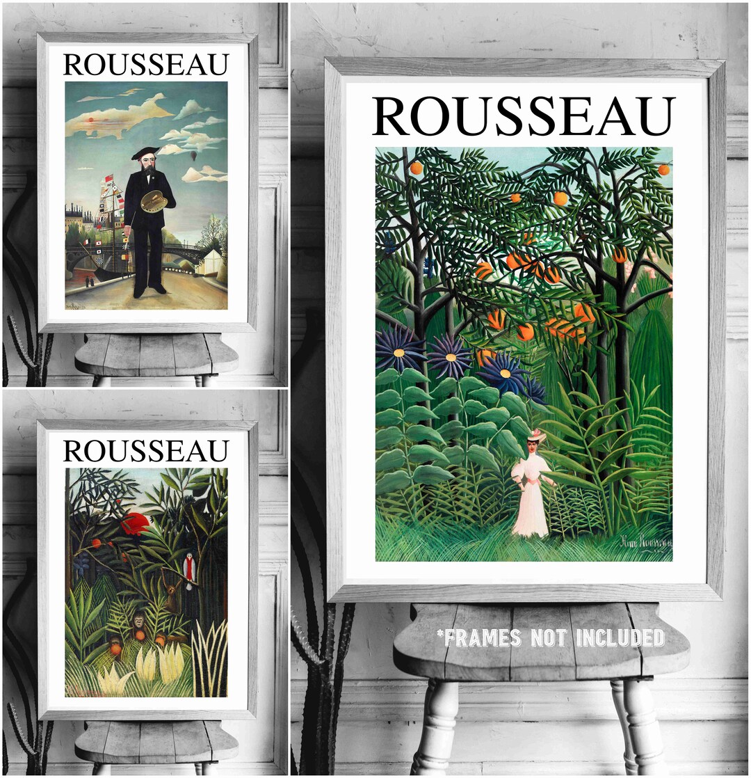 HENRI ROUSSEAU Paintings Fine Art Poster Prints Modern Art Prints ...