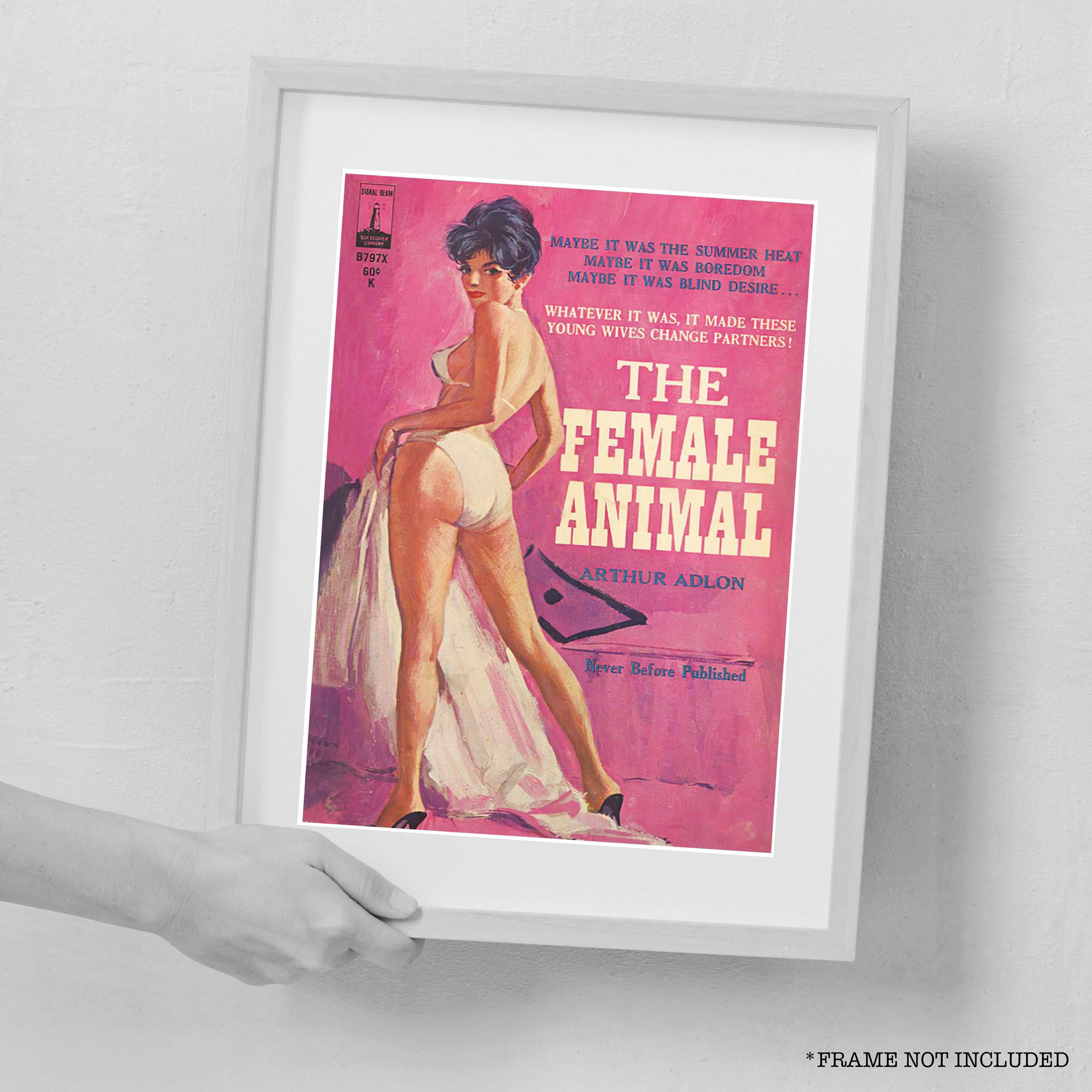 Lesbian Pulp Fiction Book Cover Art Prints Fine Art Poster Etsy