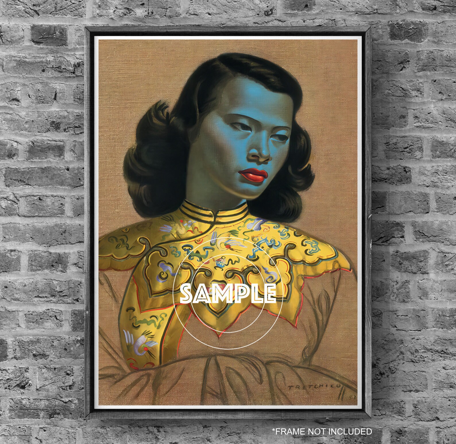 VLADIMIR TRETCHIKOFF Art Prints Famous Kitsch Paintings Set of 3 ...