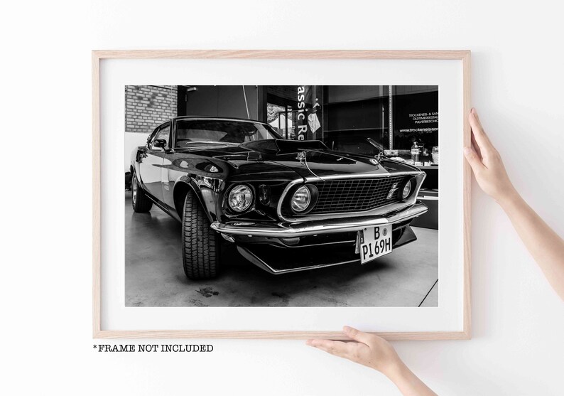 9 Classic Mustang Muscle Car Art Poster Prints A4 A3 A2 A1 | Etsy