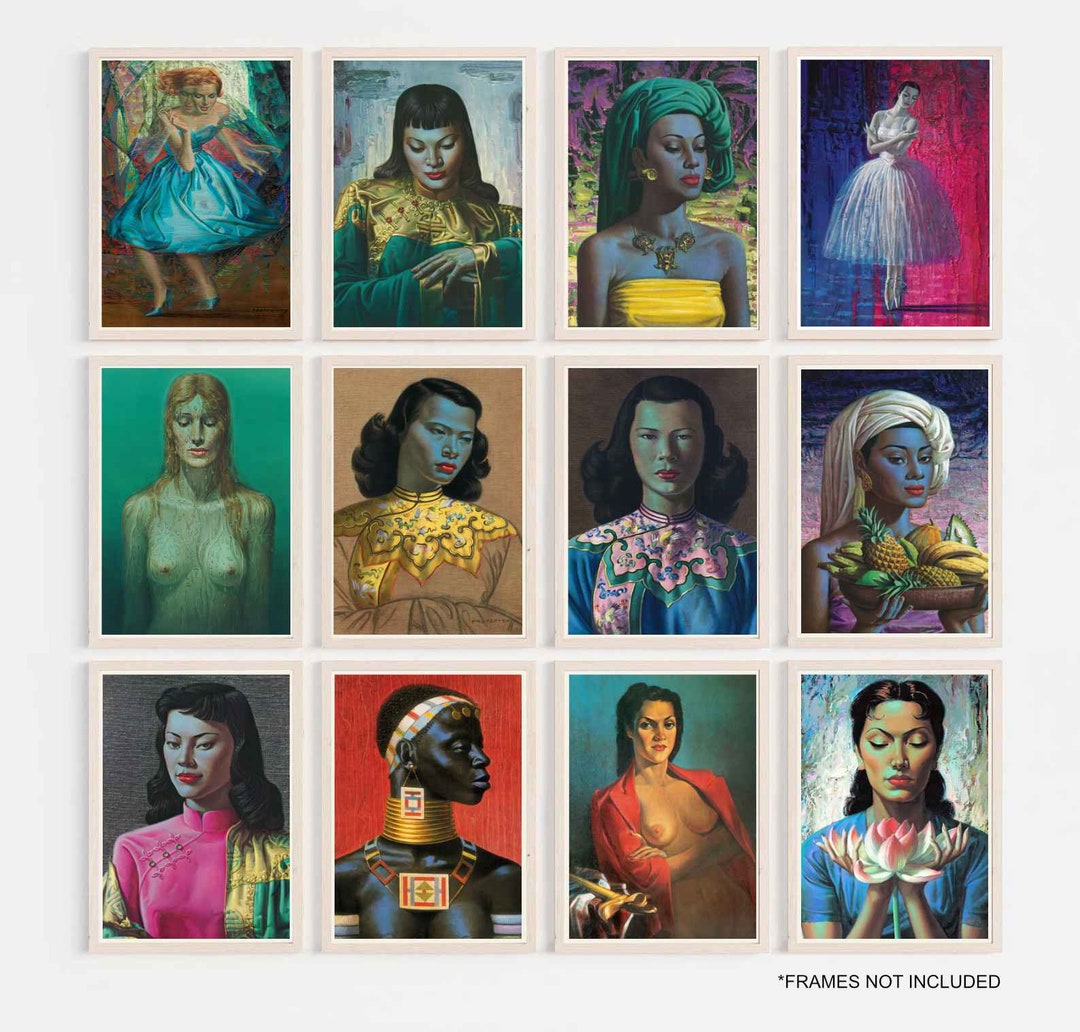 VLADIMIR TRETCHIKOFF Art Prints Famous Kitsch Paintings Reproduction ...