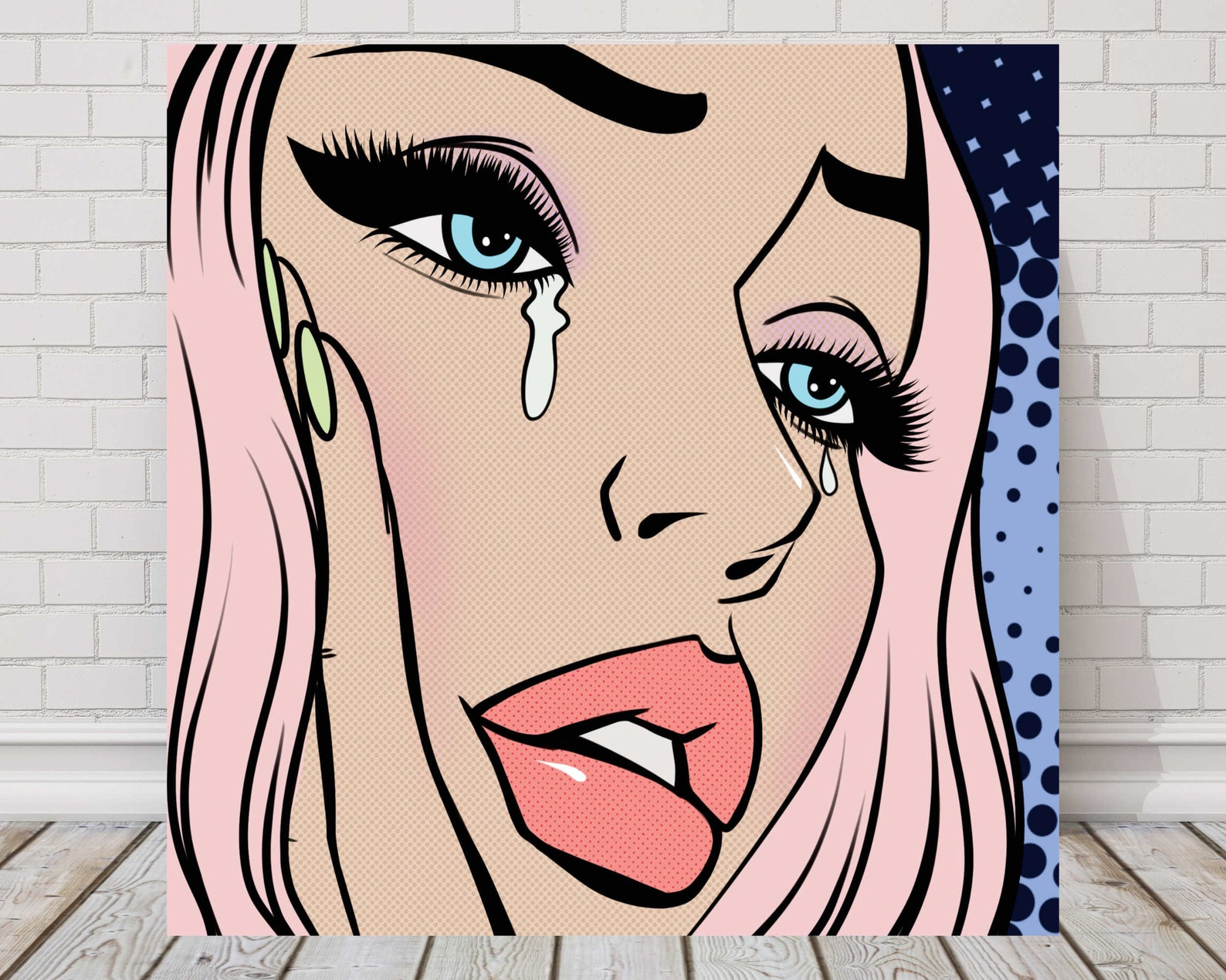 Awesome Pop Art Canvas Pictures Warhol Lichtenstein Style Pop - Etsy UK