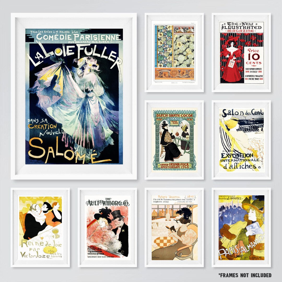 Vintage Art Nouveau Art Prints, Art Nouveau Posters, Art Deco Posters ...