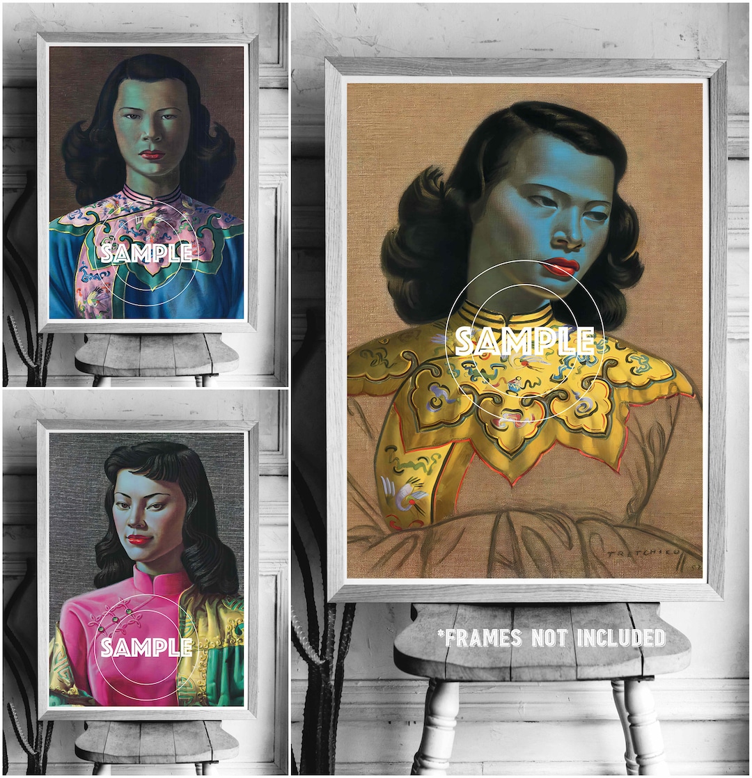 VLADIMIR TRETCHIKOFF Art Prints Famous Kitsch Paintings Set of 3 ...