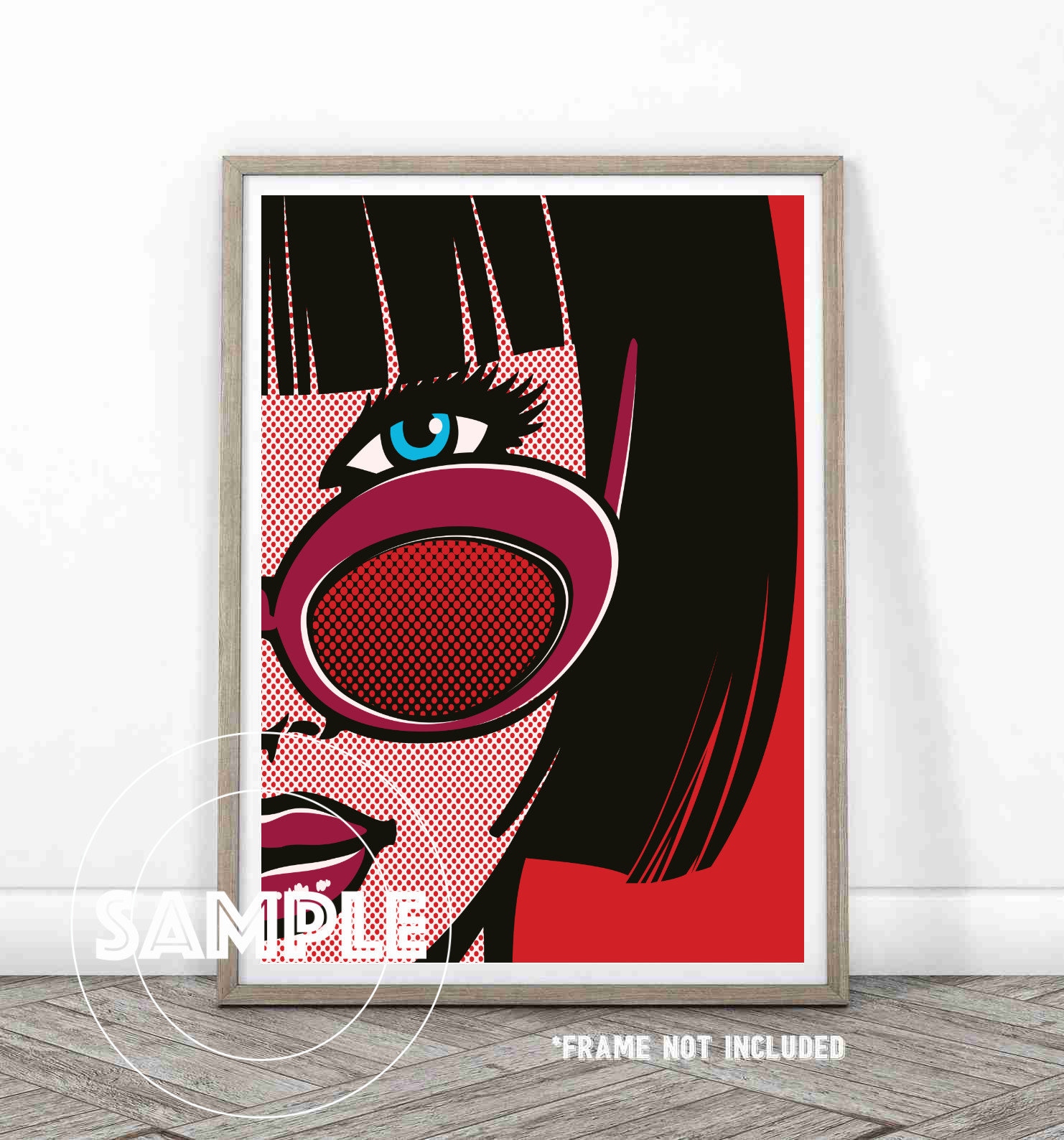 Retro Pop Art Poster Prints Retro Warhol Lichtenstein Style - Etsy UK