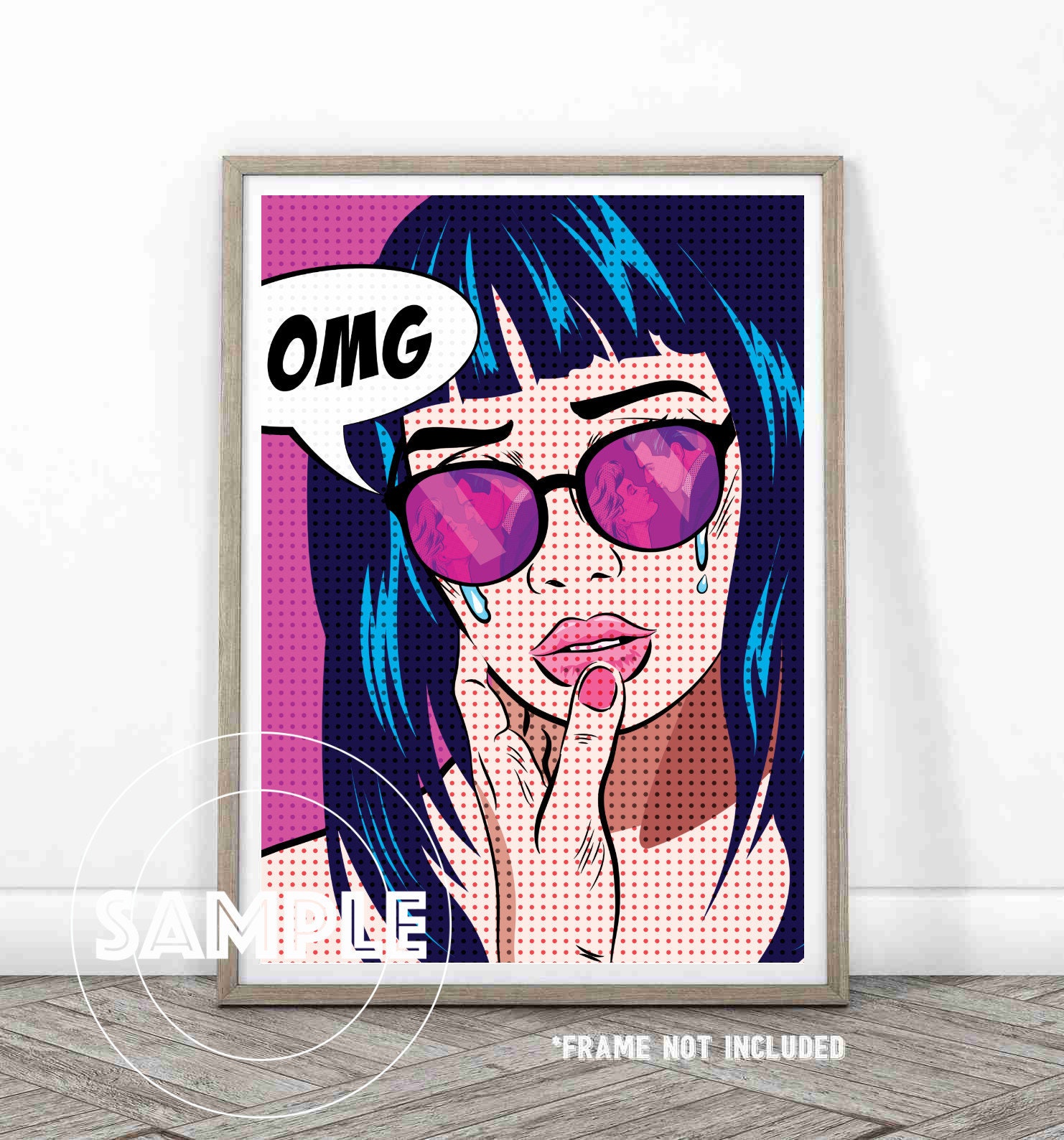 Retro Pop Art Poster Prints Retro Warhol Lichtenstein Style - Etsy UK