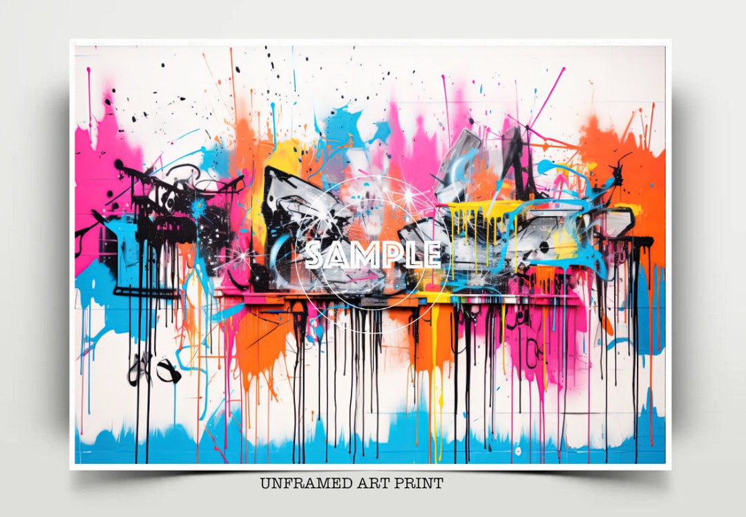 Graffiti Street Art Poster Prints Home Decor Graffiti Wall Art 6 - Etsy