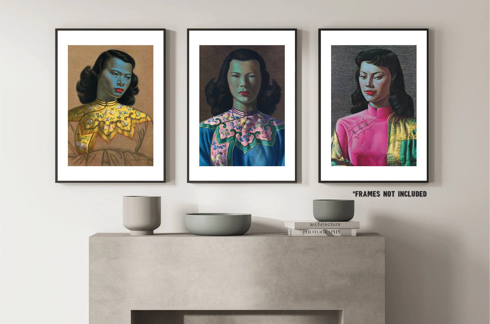 VLADIMIR TRETCHIKOFF Art Prints Famous Kitsch Paintings Set of 3 ...