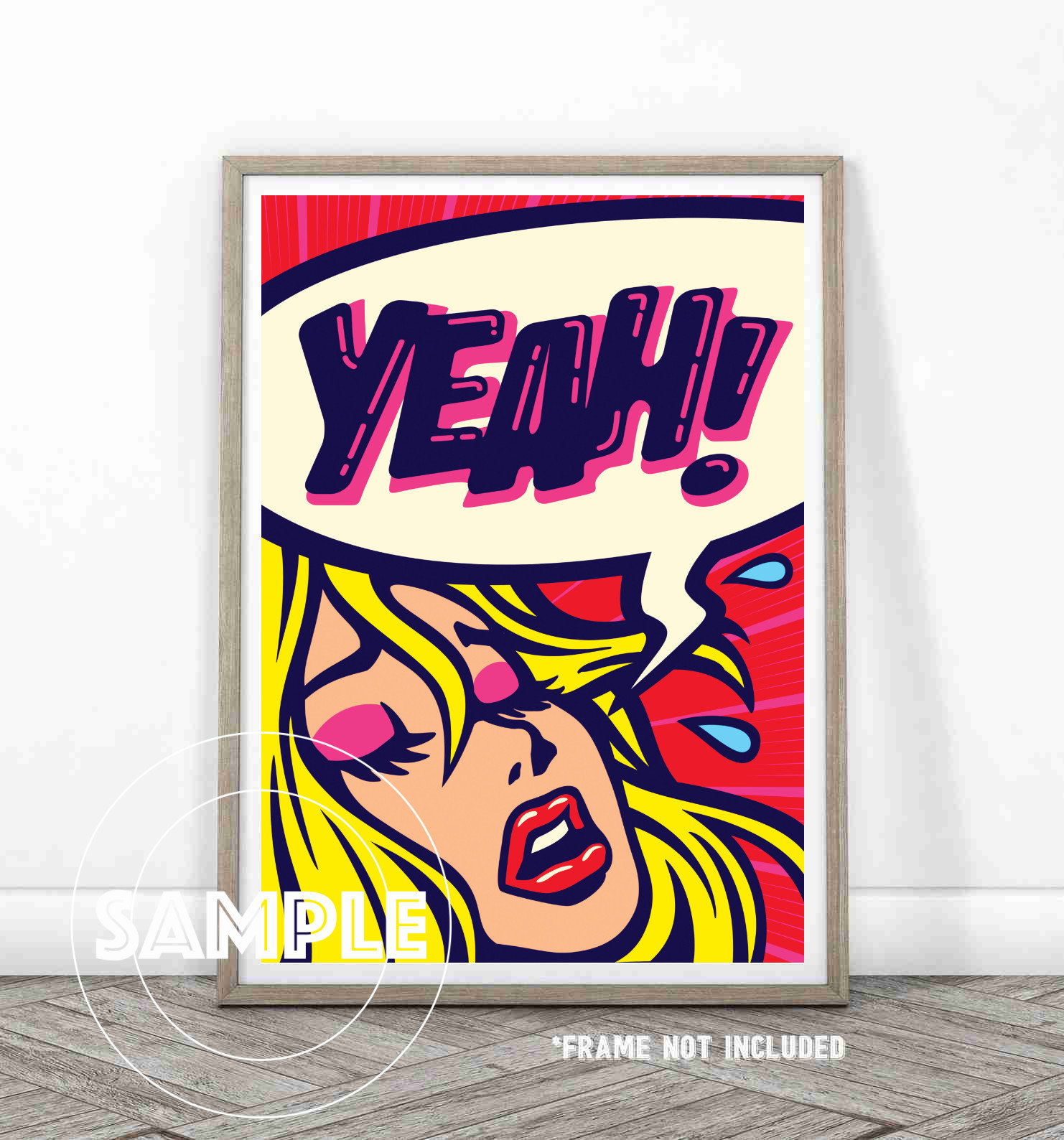 Retro Pop Art Poster Prints Retro Warhol Lichtenstein Style - Etsy UK