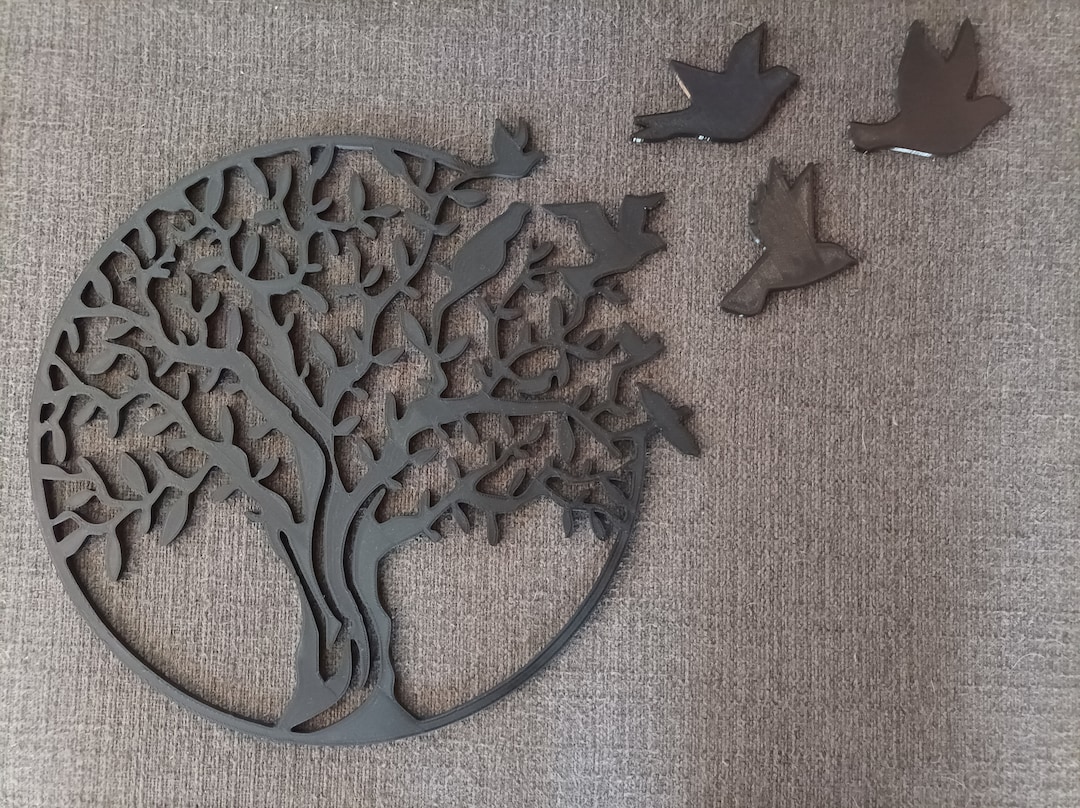 Tree of Life With Flying Birds - Etsy