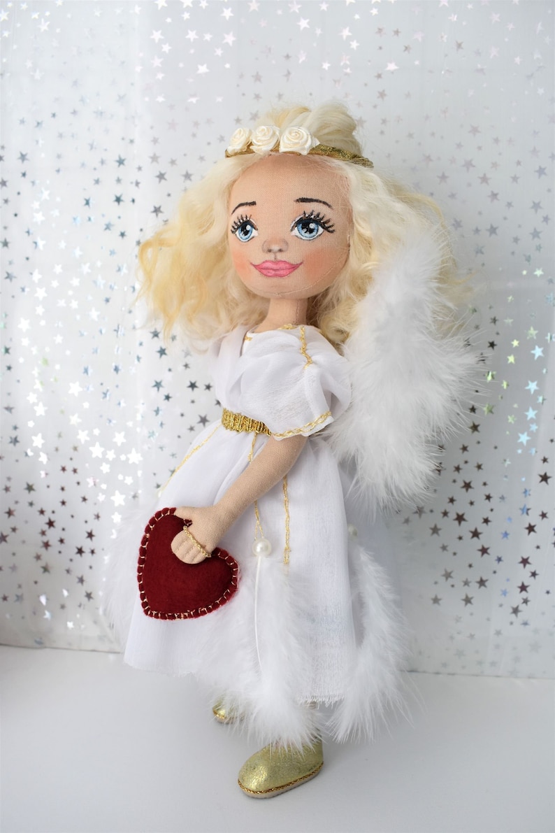 Angel Doll, Gift Doll, Art Doll, Doll Angel, Art Doll, OOAK Handmade ...