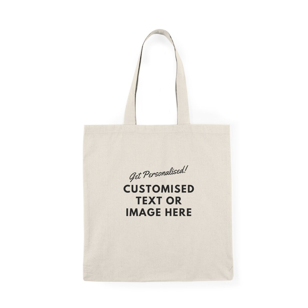 Customised Tote Bag Natural Tote Bag Personalised Tote Bag - Etsy