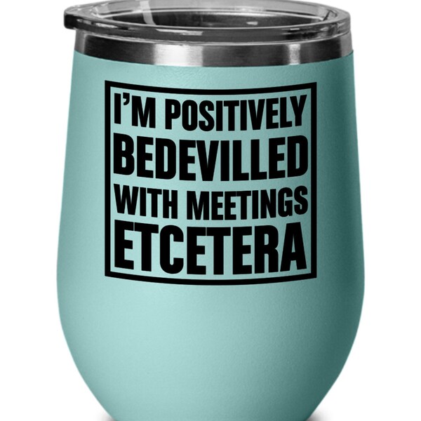 Bedeviled With Meetings - Etsy