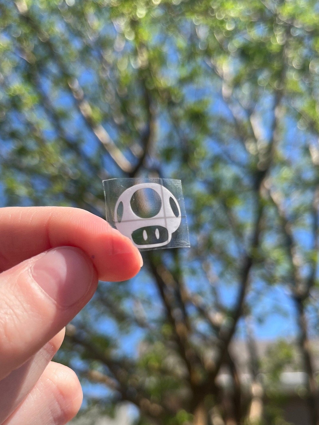 Mushroom Decal | Vinyl Sticker for Car | Blank Car Button | Mirror ...