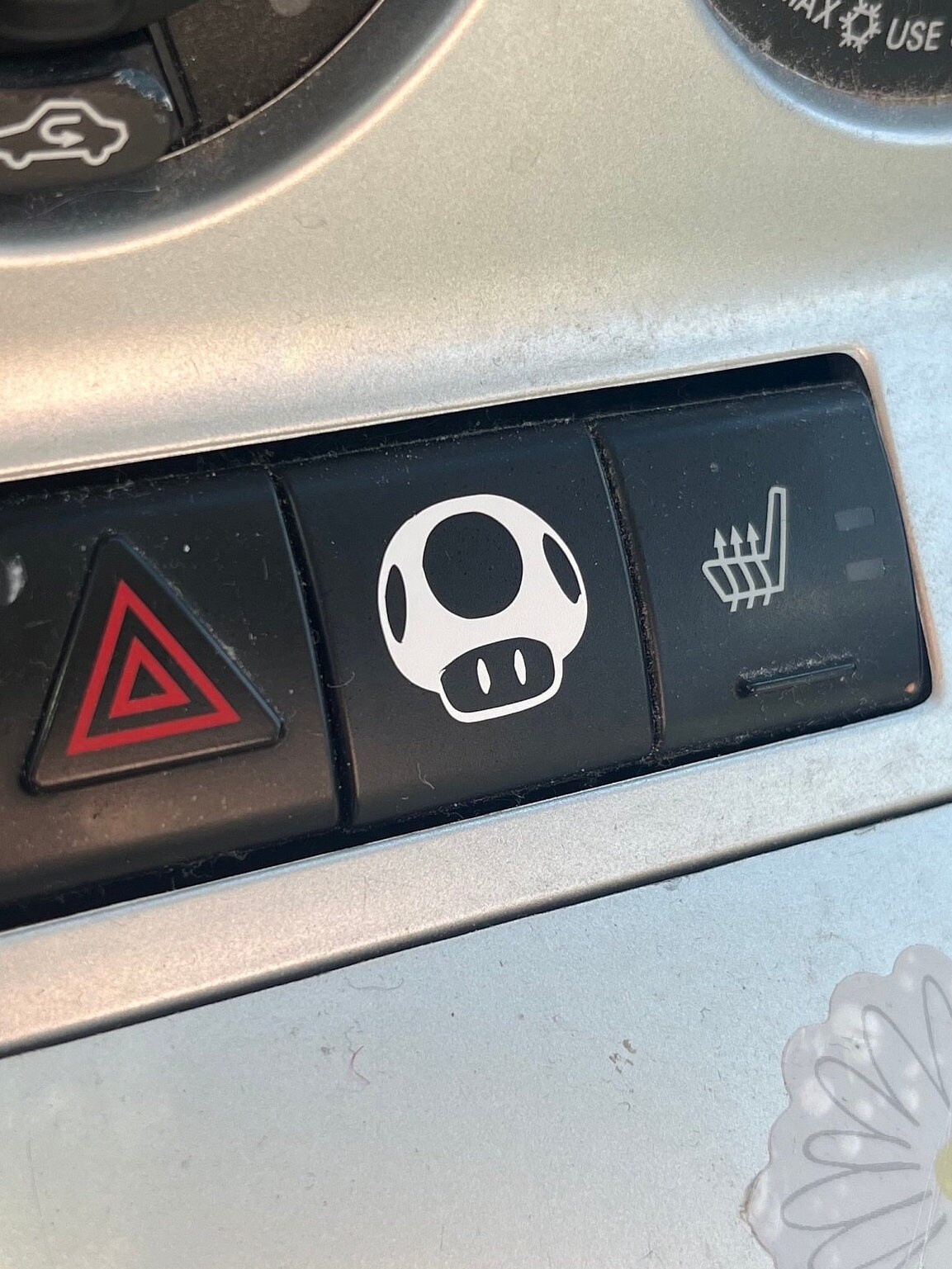 Mushroom Decal Vinyl Sticker for Car Blank Car Button Mirror Sticker ...