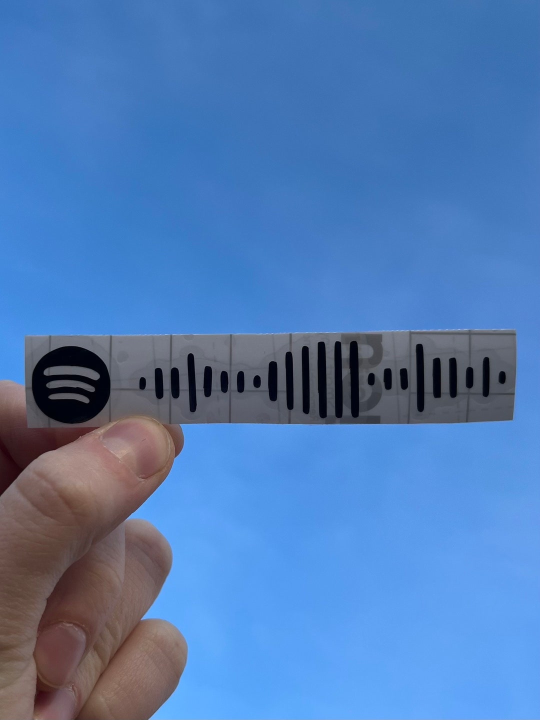 Custom Spotify Code Bumper Sticker | Vinyl Mirror Sticker | Vinyl ...