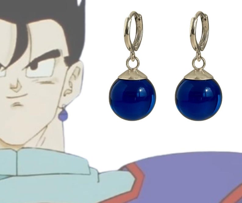 Blue Potaras – Anime Inspired Jewelry – Cosplay Accessory – Gift for ...