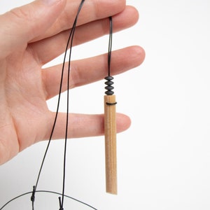 Mindful breathing necklace etsy store