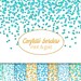 Confetti Border Clipart 20 PNG, Glitter Confetti Clip Art, Watercolor ...