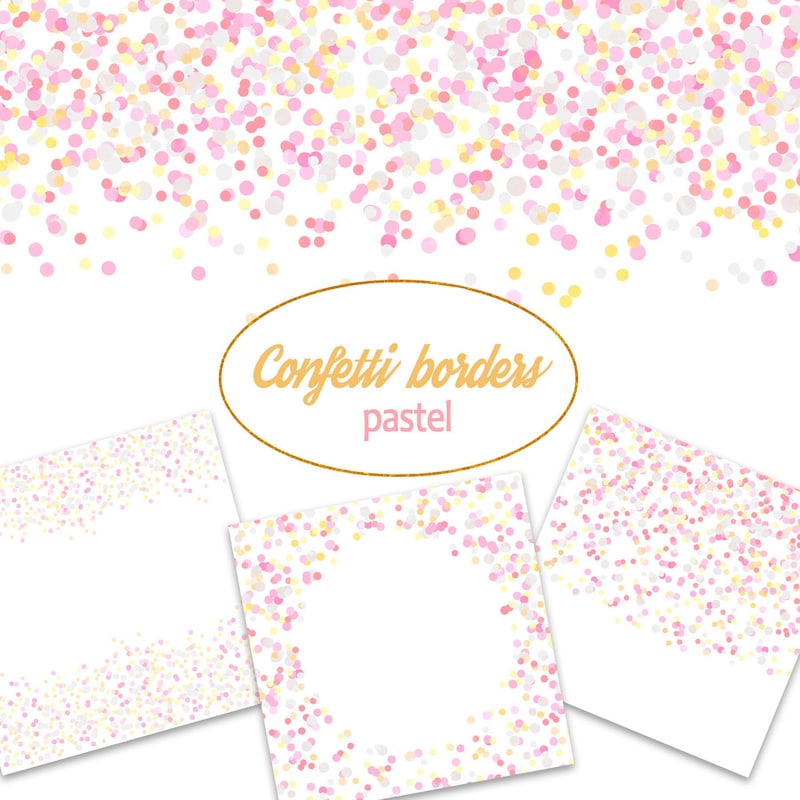 Pastel Confetti - Etsy