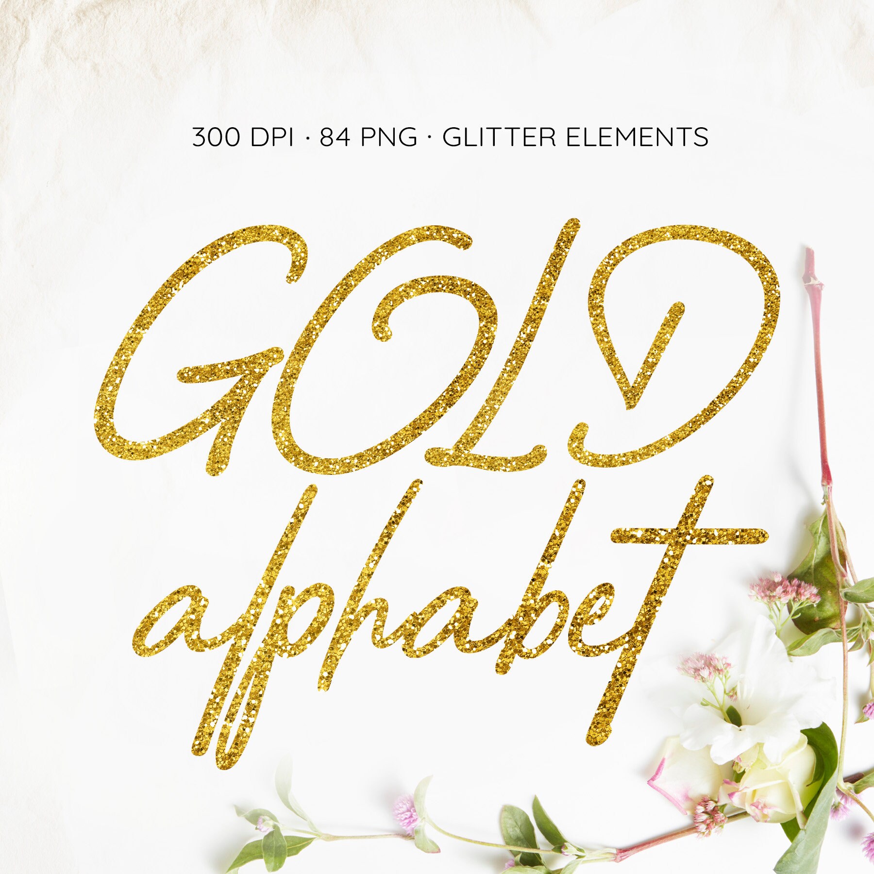 Gold Letters Clipart Glitter Alphabet Clip Art Gold Foil - Etsy