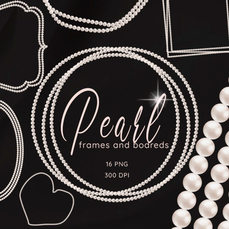 Jewel Frames Clip Art - Etsy