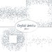 Silver Confetti Overlays, Glitter Confetti Borders, Silver Party ...