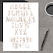 Watercolor Floral Alphabet With Gold Foil Leaves Letters - Etsy UK
