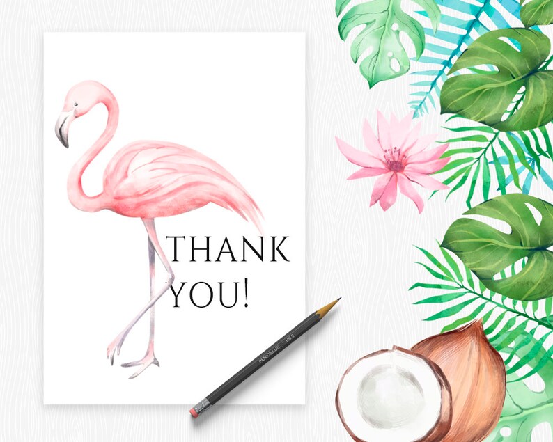 Tropical Clipart, Watercolor Summer, Palm Leaves Clipart, Tropical ...