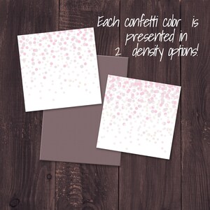 Confetti Border Clipart, Pastel Confetti Clip Art, Watercolor Confetti, Confetti Overlays ...