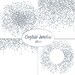Silver Confetti Overlays, Glitter Confetti Borders, Silver Party ...
