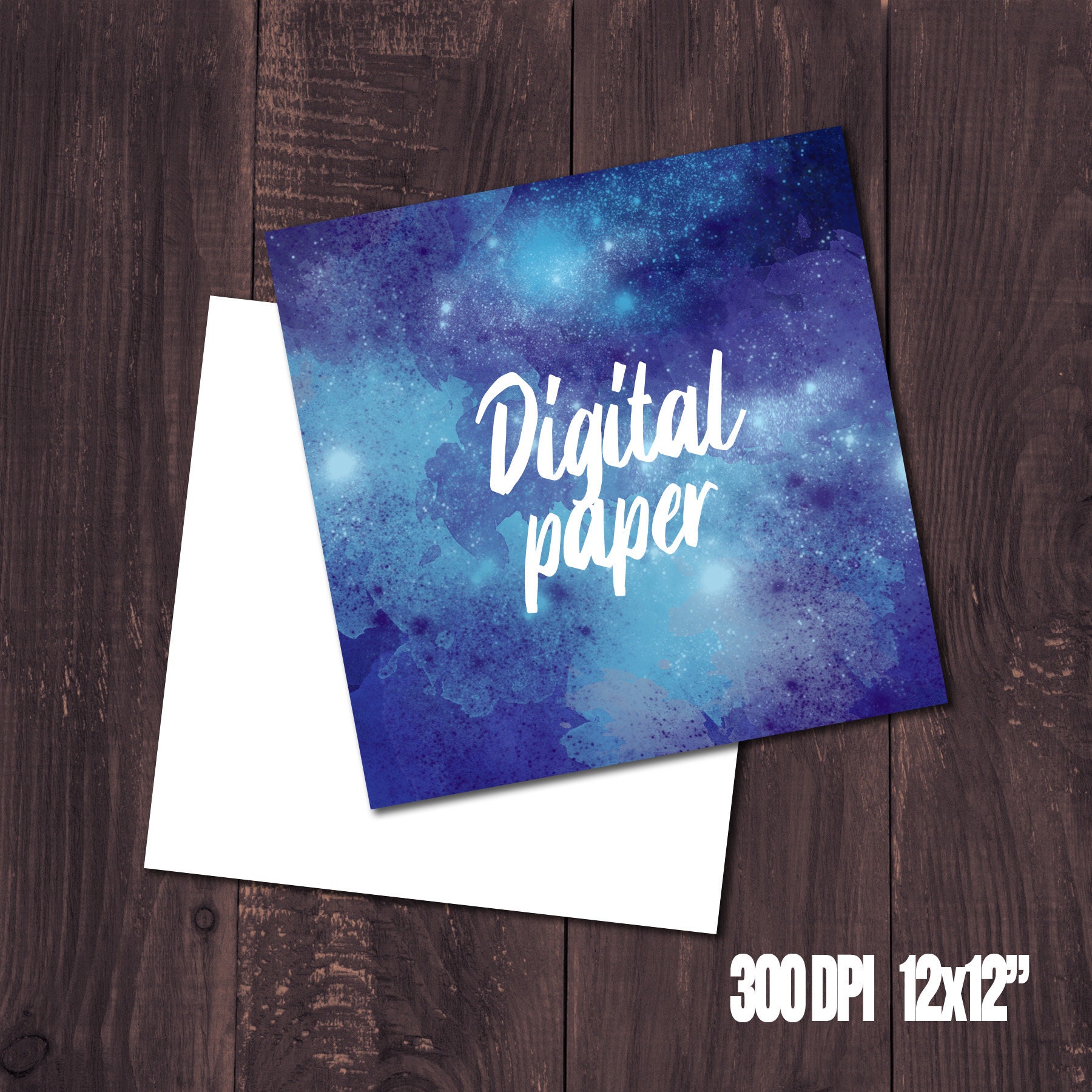 Space Digital Paper Night Skies Backgrounds Galaxy Digital - Etsy