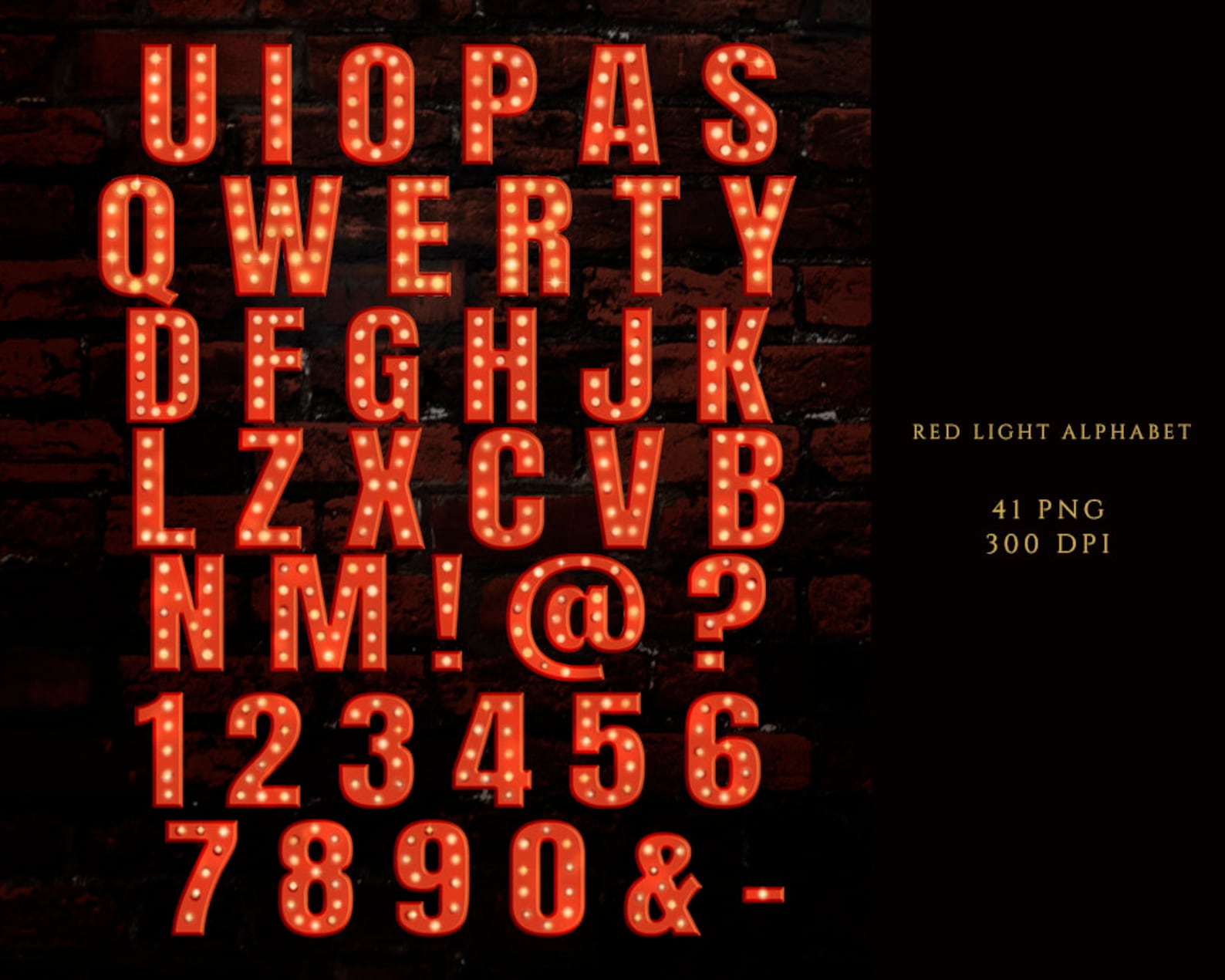 Marquee Letters Clipart, Marquee Lights Alphabet, Vintage Marquee ...