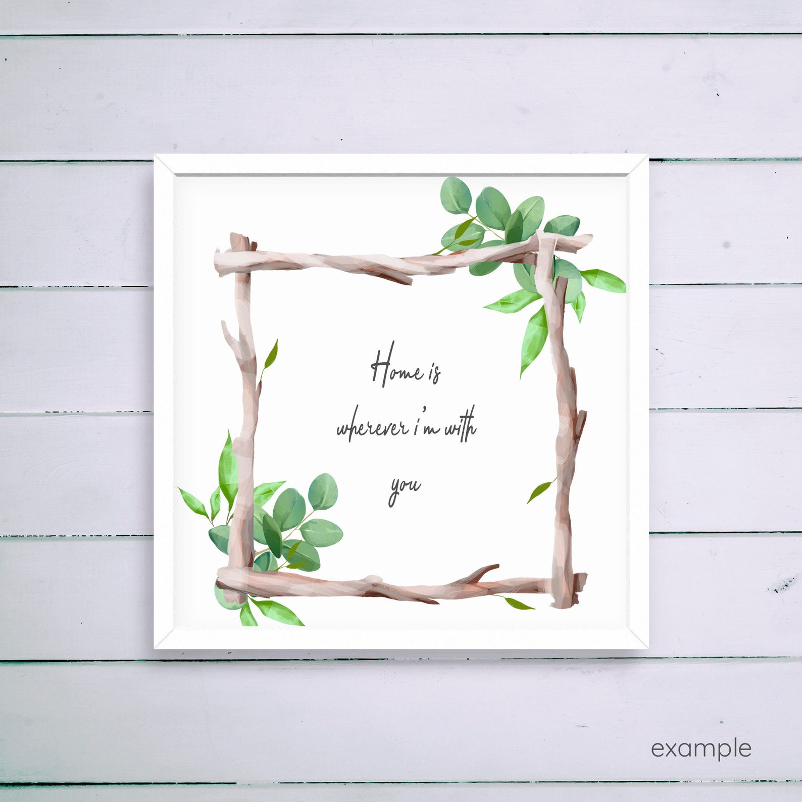 Watercolor Wood Frames Tree Borders Clipart Woodland Frames - Etsy