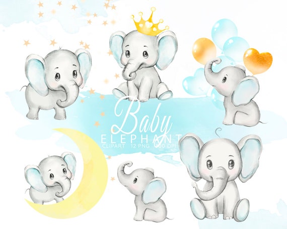 Baby Shower Elephant Graphic