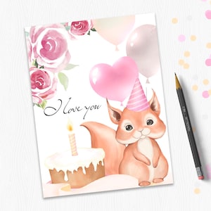 Forest Party Animals, Watercolor Woodland Animals Clipart, Deer, Baby ...