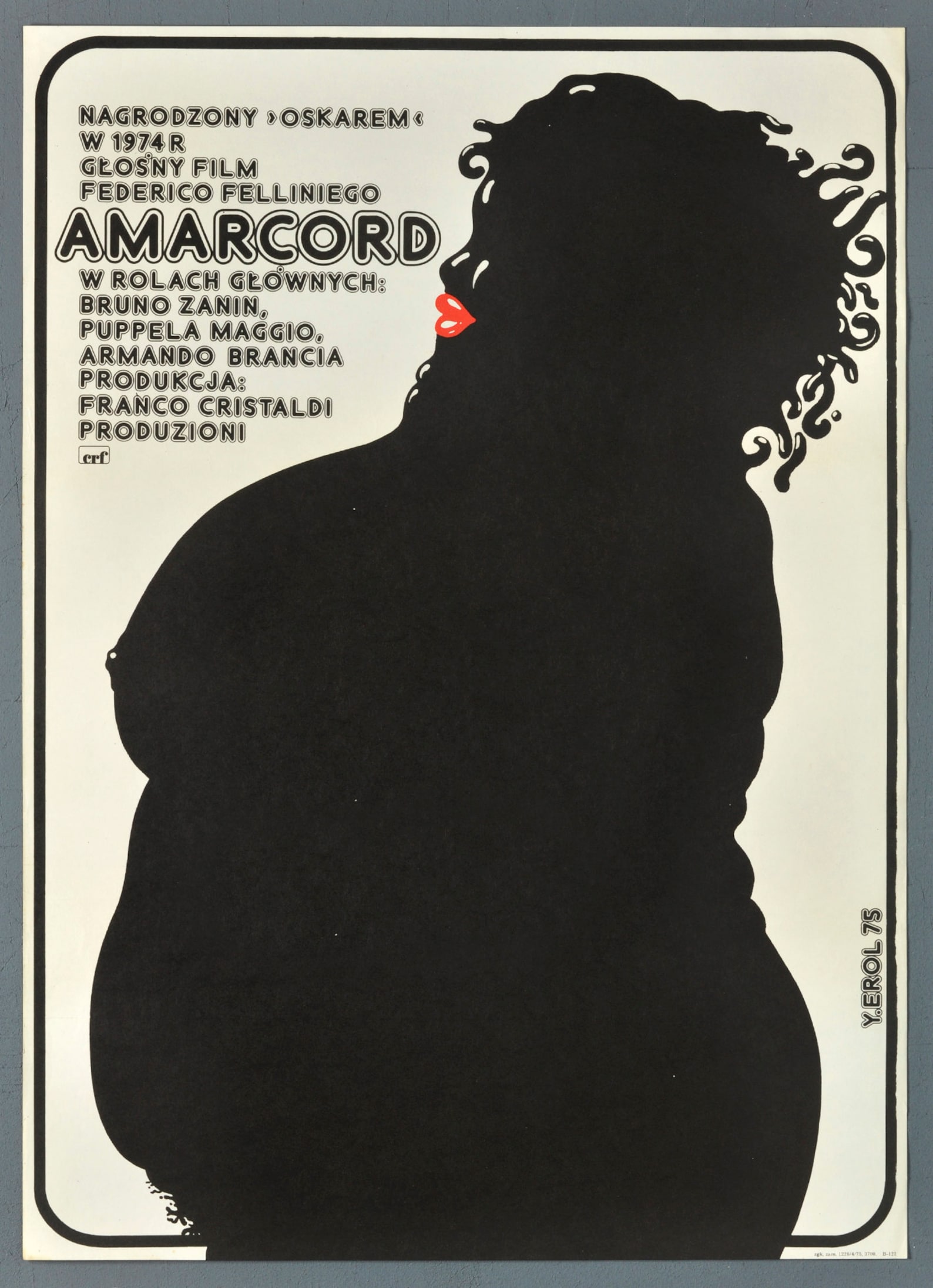 Amarcord ORIGINAL 1975 Federico Fellini Polish Movie Poster | Etsy