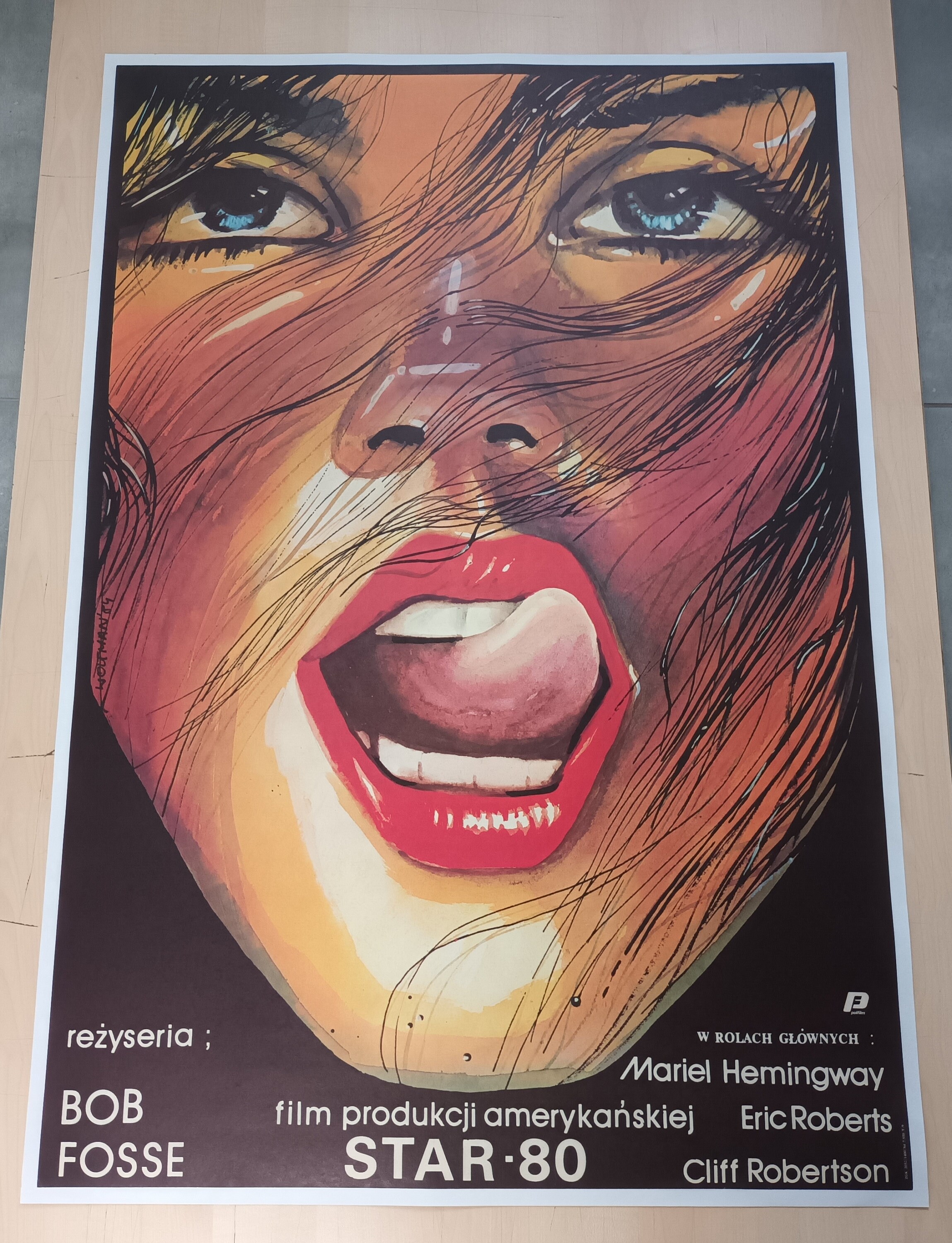 Star 80 ORIGINAL 1984 Vintage Polish Movie Poster - Bob Fosse - Eric ...